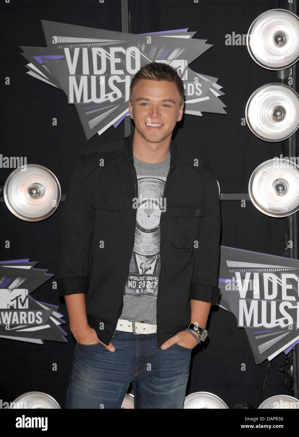 Actor Brett Davern arrives at the 28th Annual MTV Video Music Awards at ...