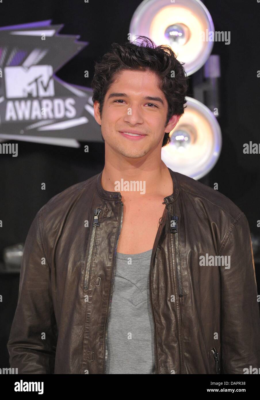 Actor Tyler Posey arrives at the 28th Annual MTV Video Music Awards at ...
