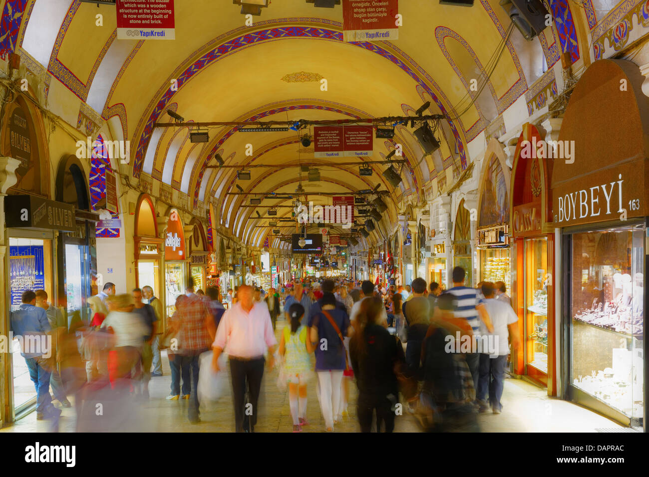 Turkey, Istanbul, Grand Bazaar at Kapali Carsi Stock Photo - Alamy