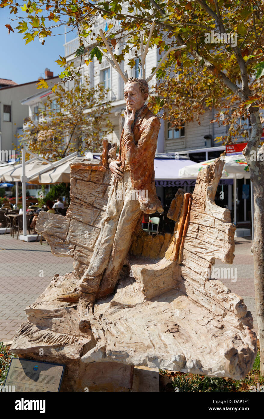 Turkey, Istanbul, View of Sait Faik memorial at Burgazada island Stock ...