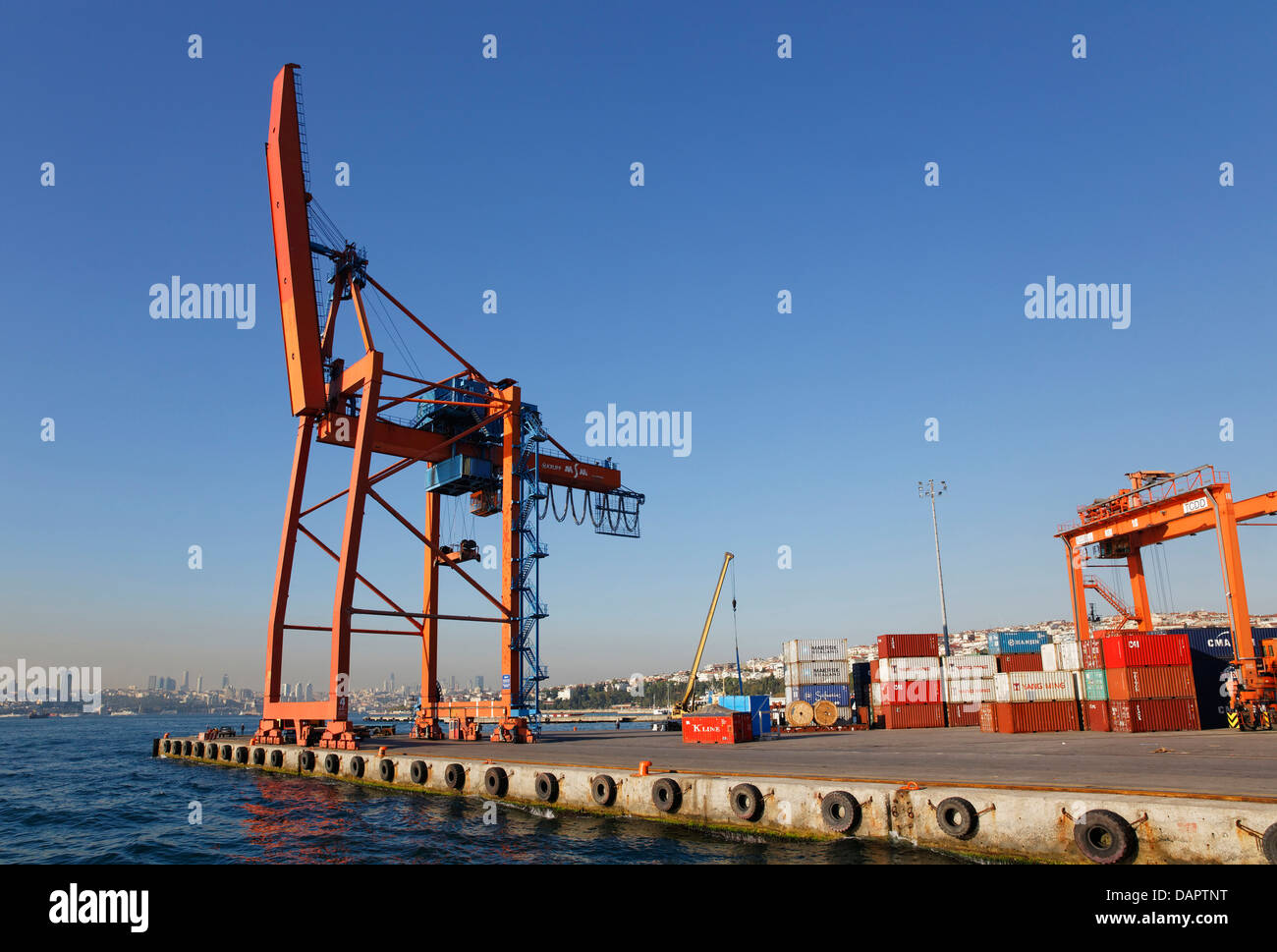 Turkey, Istanbul, View of Haydarpasa harbour Stock Photo - Alamy