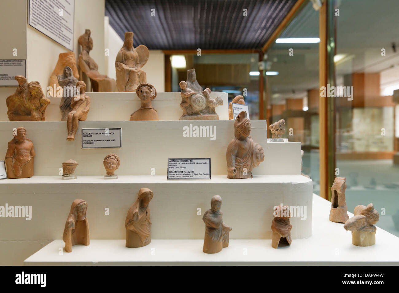 Turkey, Istanbul, Statues in Archaeological Museum Stock Photo - Alamy