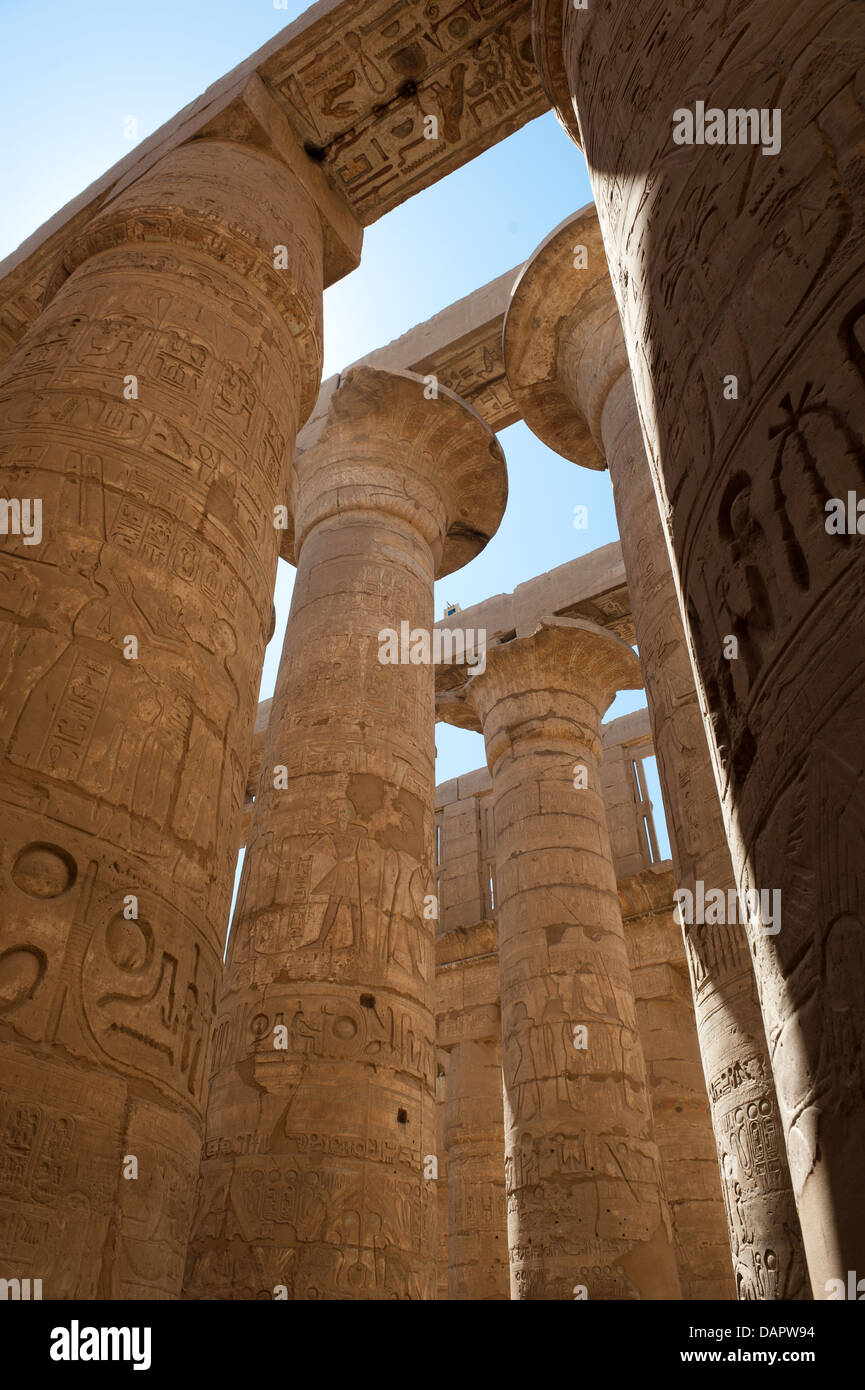 Karnak Temple Complex, Egypt, Africa Stock Photo - Alamy
