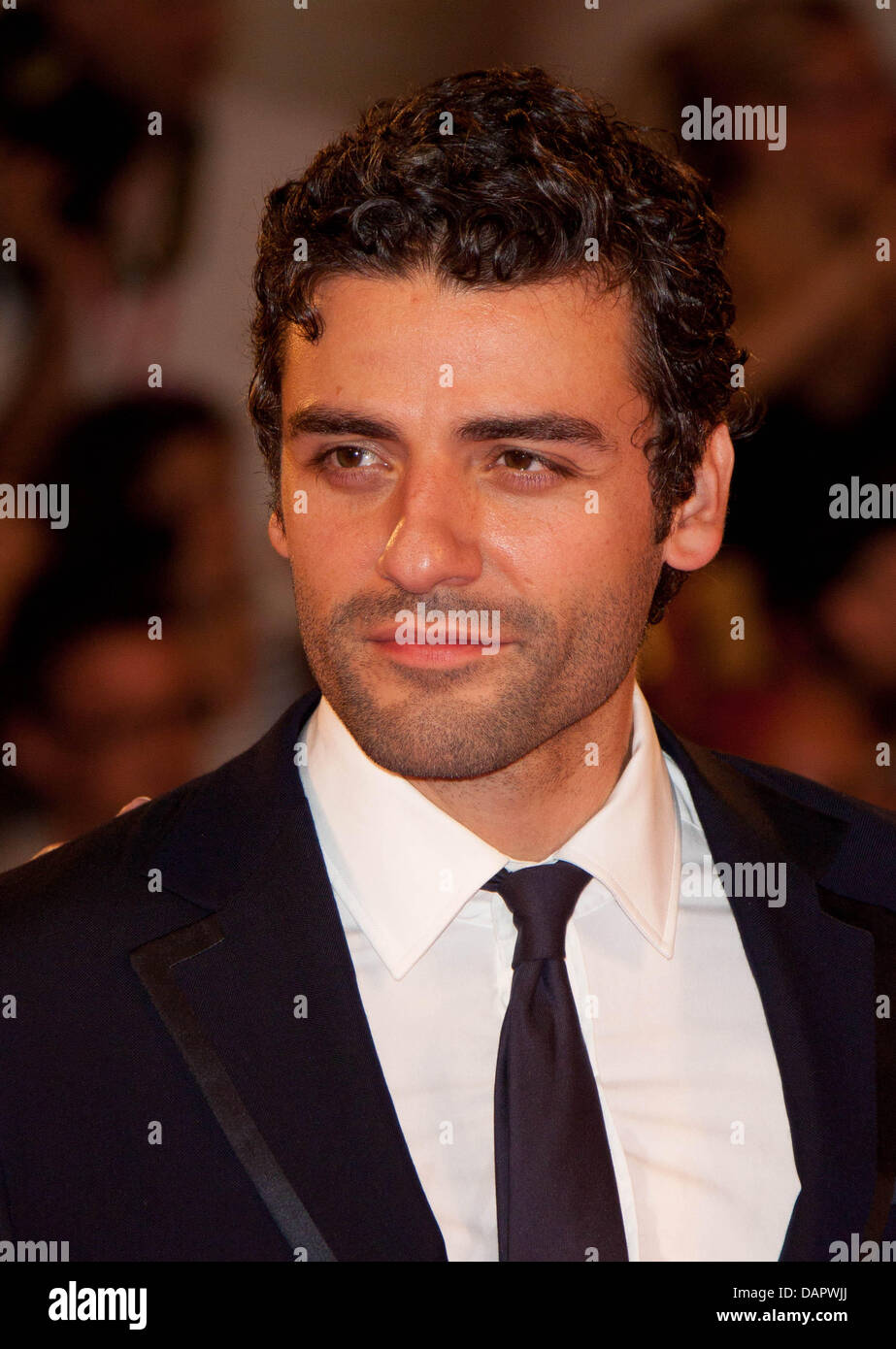 Actor Oscar Isaac arrives at the premiere of 'W.E.' at the 68th Venice ...