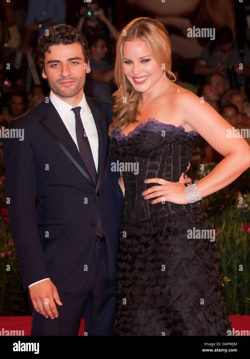 Actors Abbie Cornish and Oscar Isaac arrive at the premiere of 'W.E ...