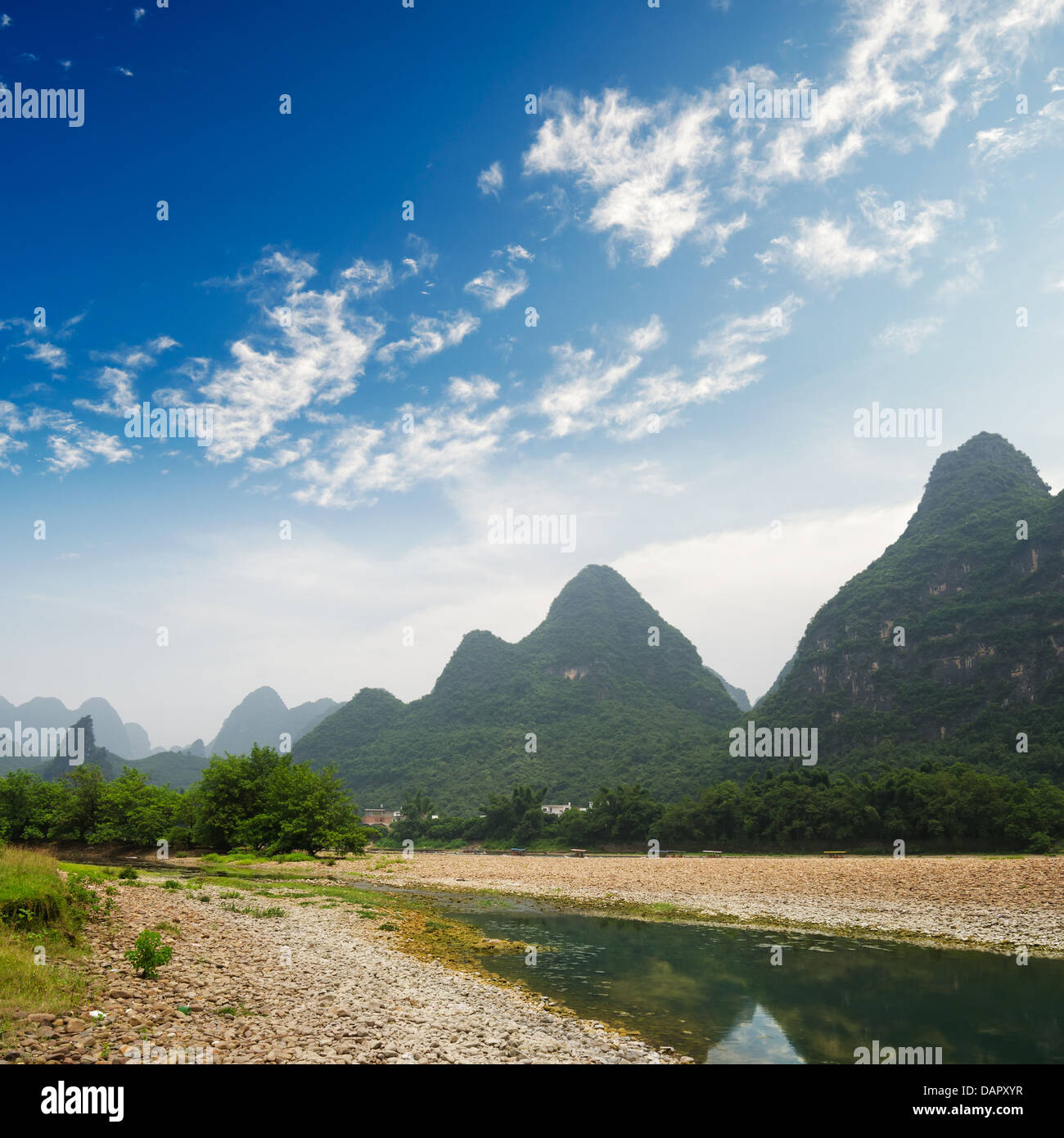 Beautiful natural scenery in Guilin Stock Photo - Alamy