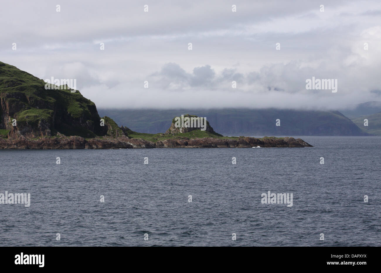 The Garvellachs and cliffs of Mull Scotland June 2013 Stock Photo - Alamy