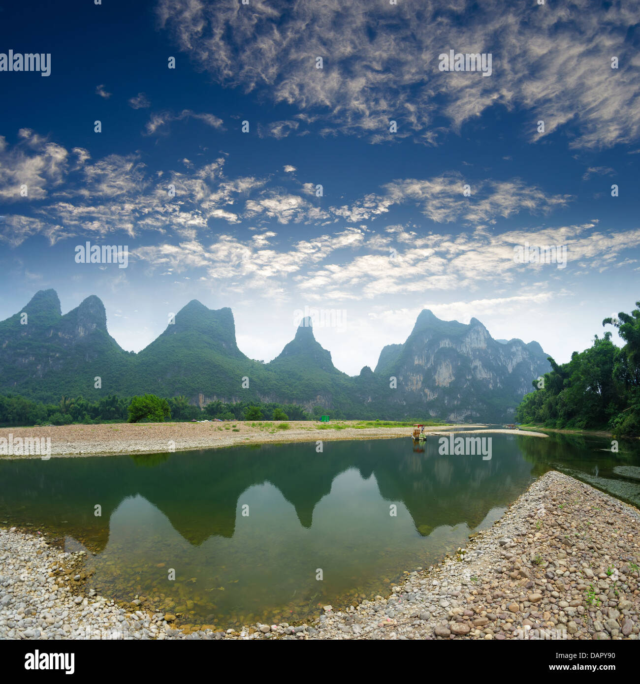 Beautiful natural scenery in Guilin Stock Photo - Alamy