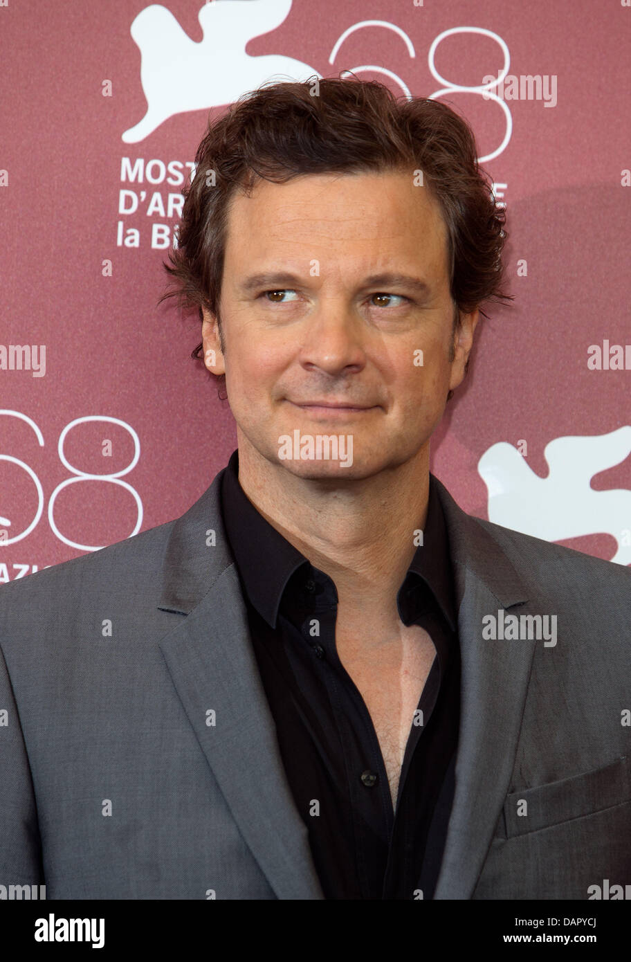 British actor Colin Firth poses during the photocall for the film ...
