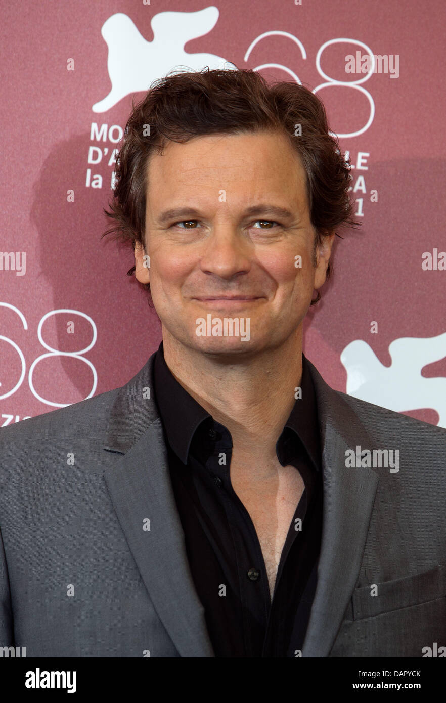British actor Colin Firth poses during the photocall for the film ...