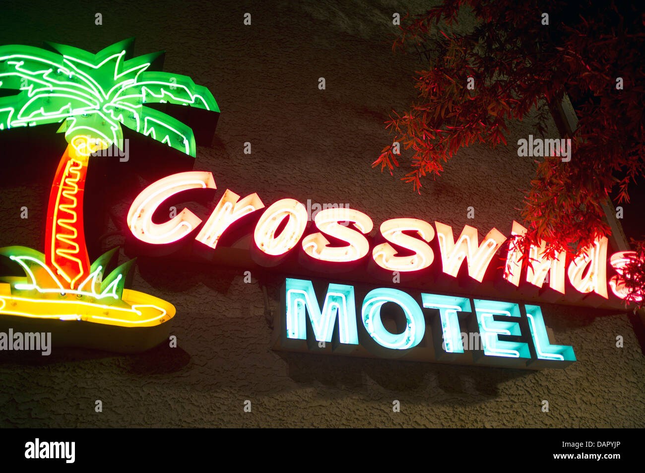 Motel sign in Rehoboth Beach, Delaware Stock Photo - Alamy