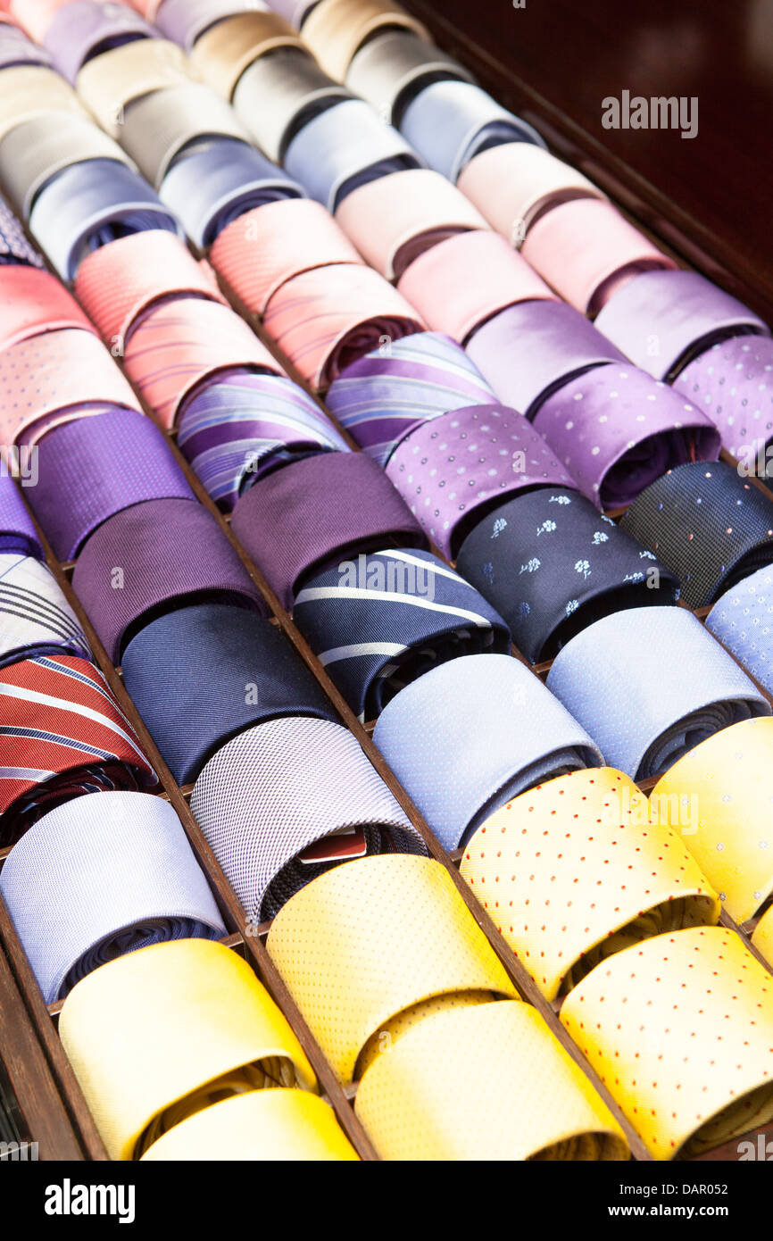 Tie display hi-res stock photography and images - Alamy