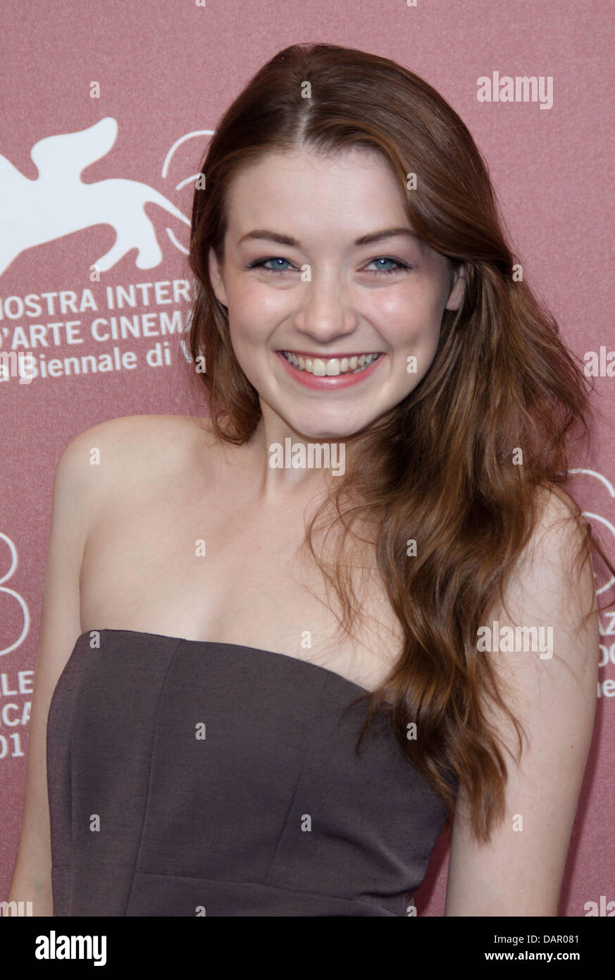 Actress Sarah Bolger pose after the press conference of "The Moth ...