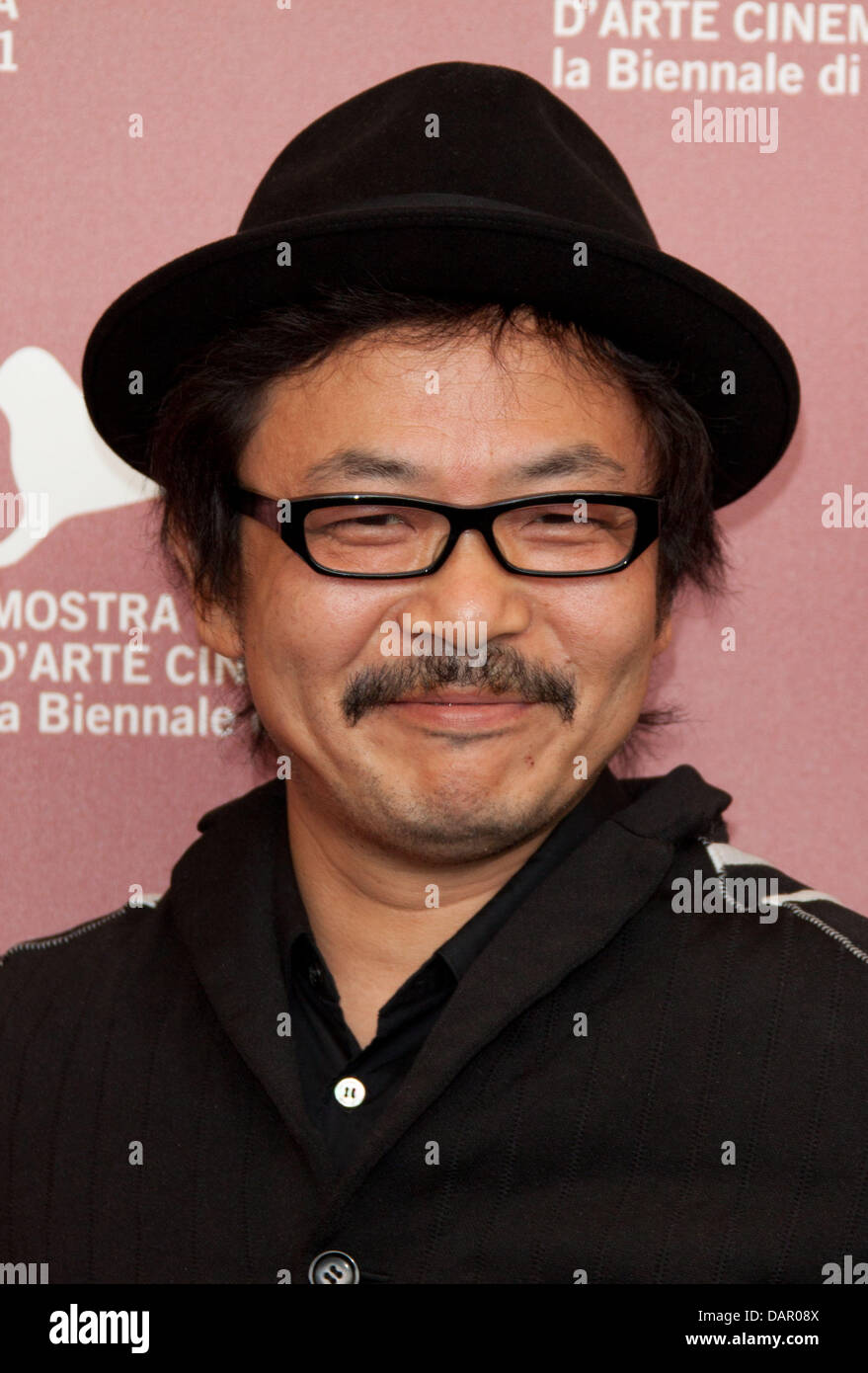 Director Sion Sono poses after the press conference of "Himizu" at the ...