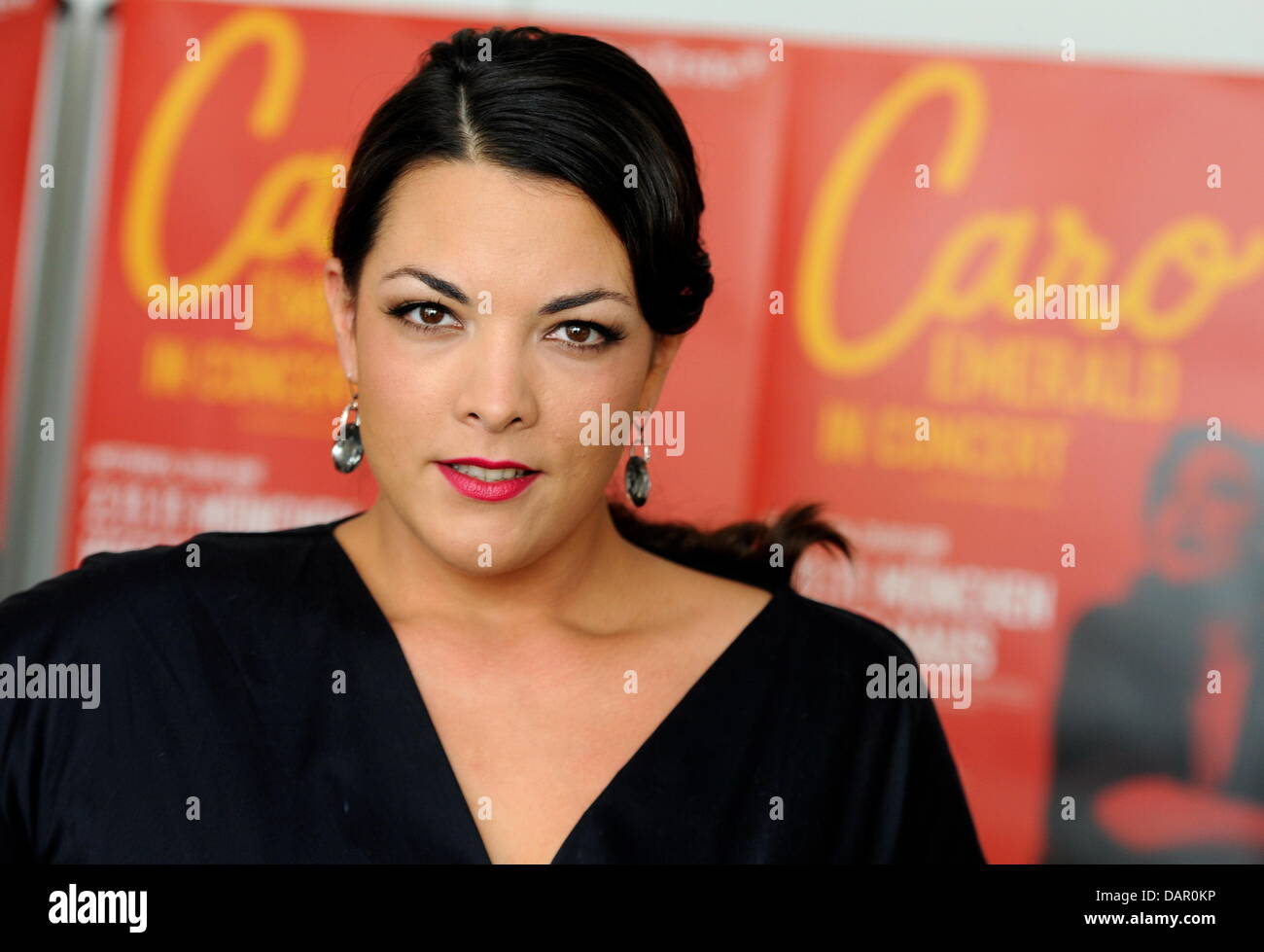 Dutch singer Caro Emerald is pictured during a meeting with press ...