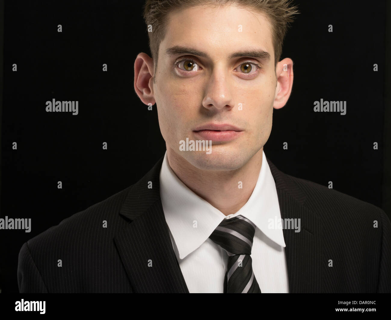Handsome businessman in black shirt hi-res stock photography and images ...