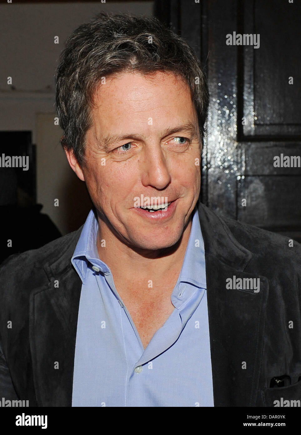 The British actor Hugh Grant arrives for the premiere party of the ...