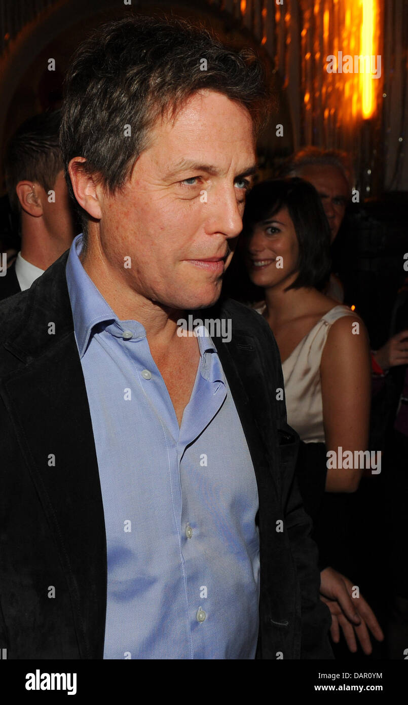 The British actor Hugh Grant arrives for the premiere party of the ...