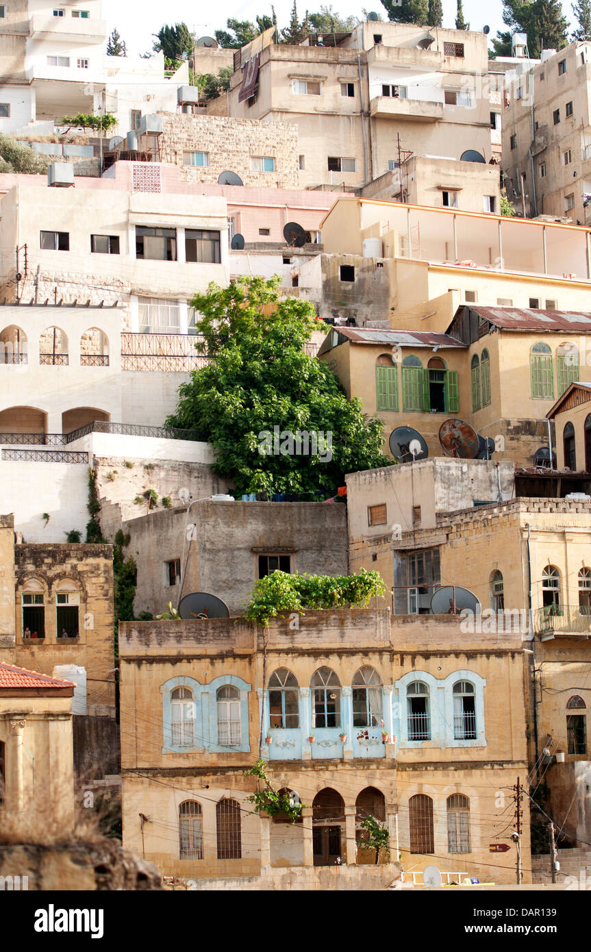 Ottoman architecture in Salt, Jordan Stock Photo - Alamy