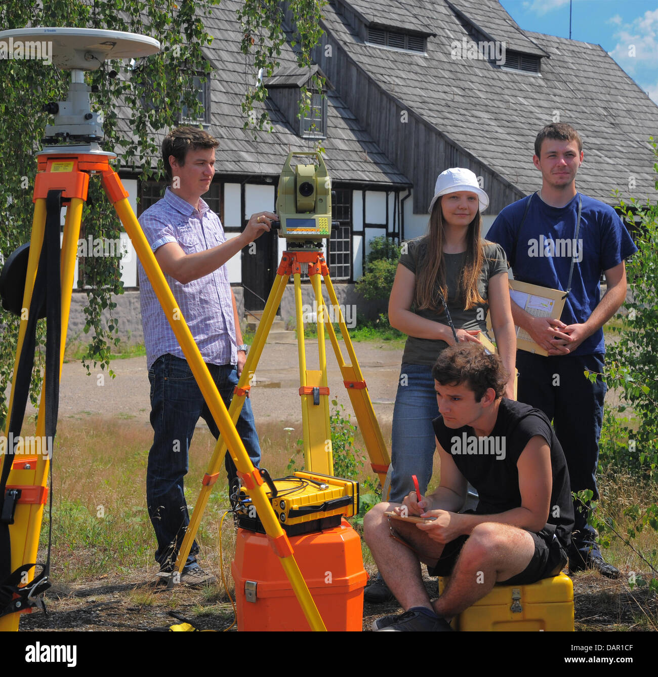Students of the Institute of mine-surveying and geodesy of the ...