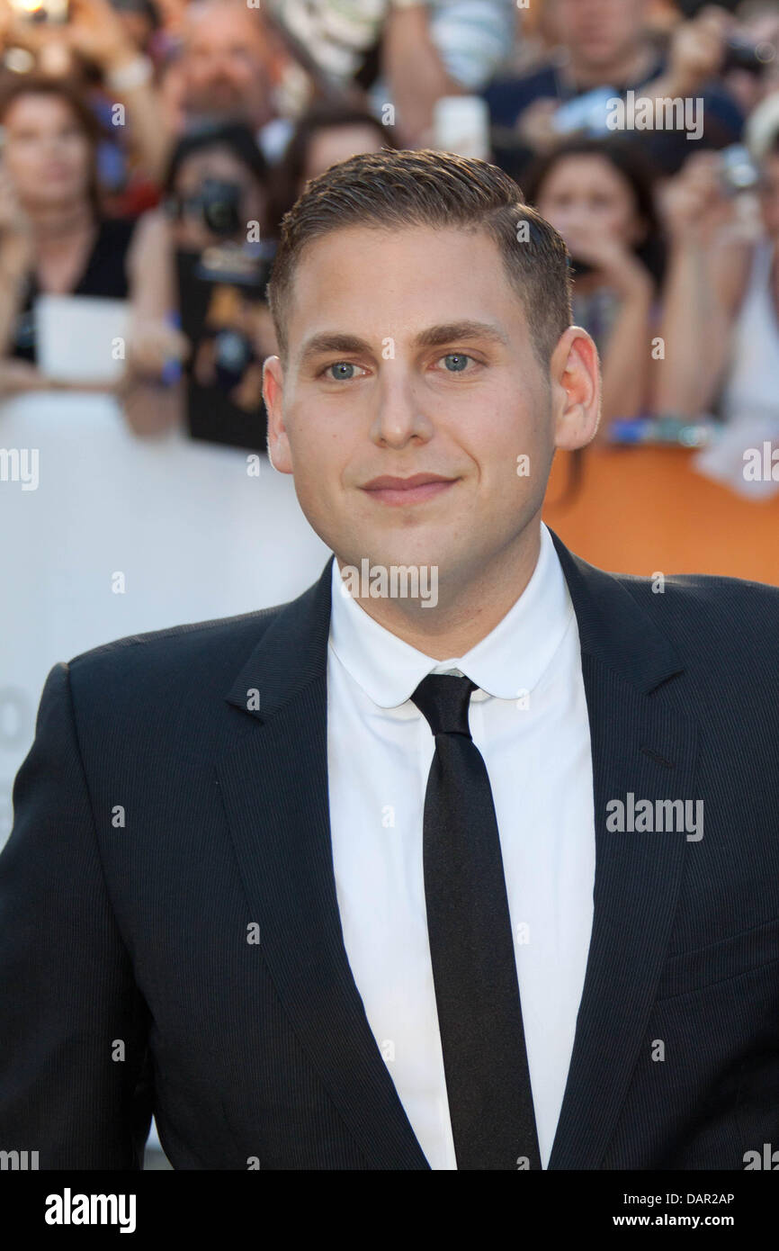 US actor Jonah Hill arrives at the premiere of "Moneyball" at the ...