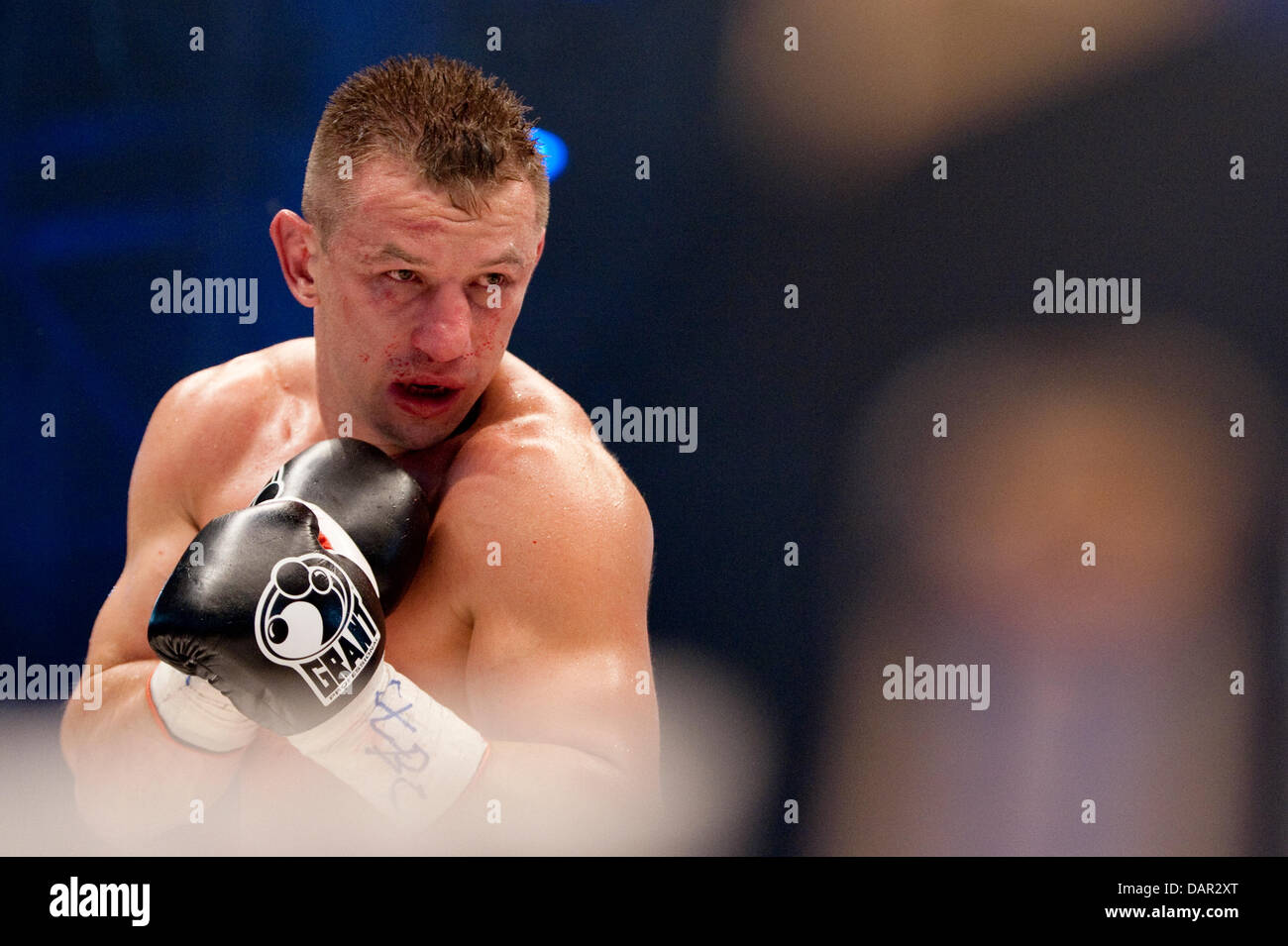 Tomasz Adamek of Poland during their World Boxing Council (WBC) World ...