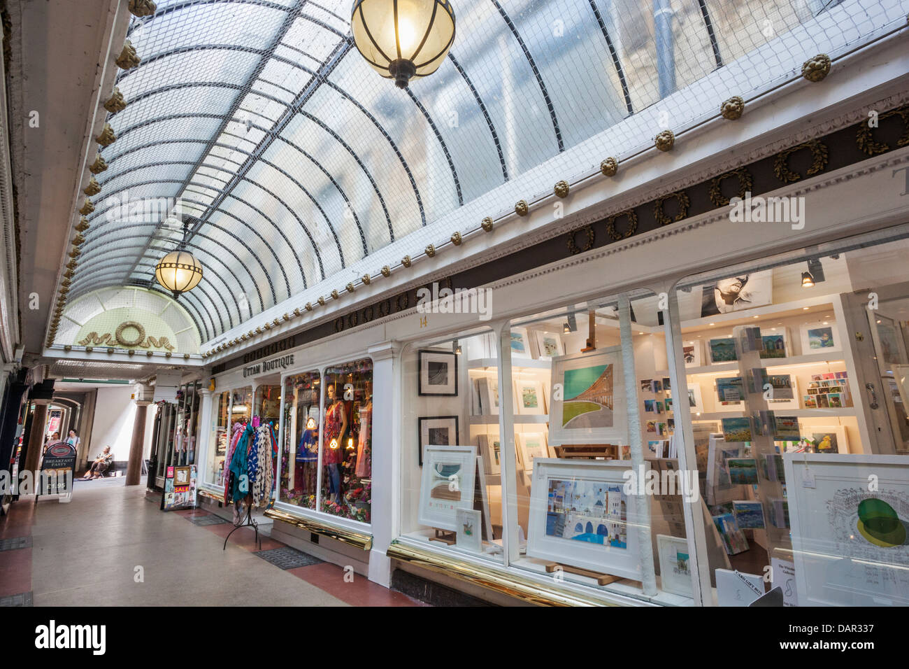 Corridor shopping arcade bath england hi-res stock photography and ...