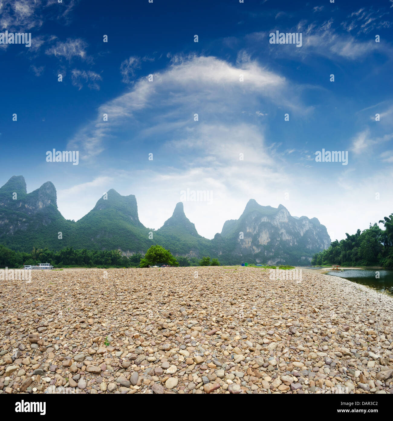 Beautiful natural scenery in Guilin Stock Photo - Alamy