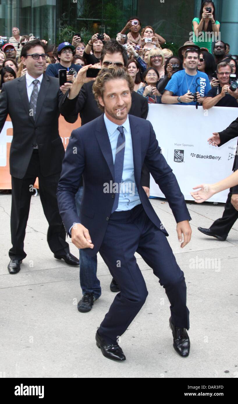 Scottish actor Gerard Butler attends the premiere of "Machine Gun ...