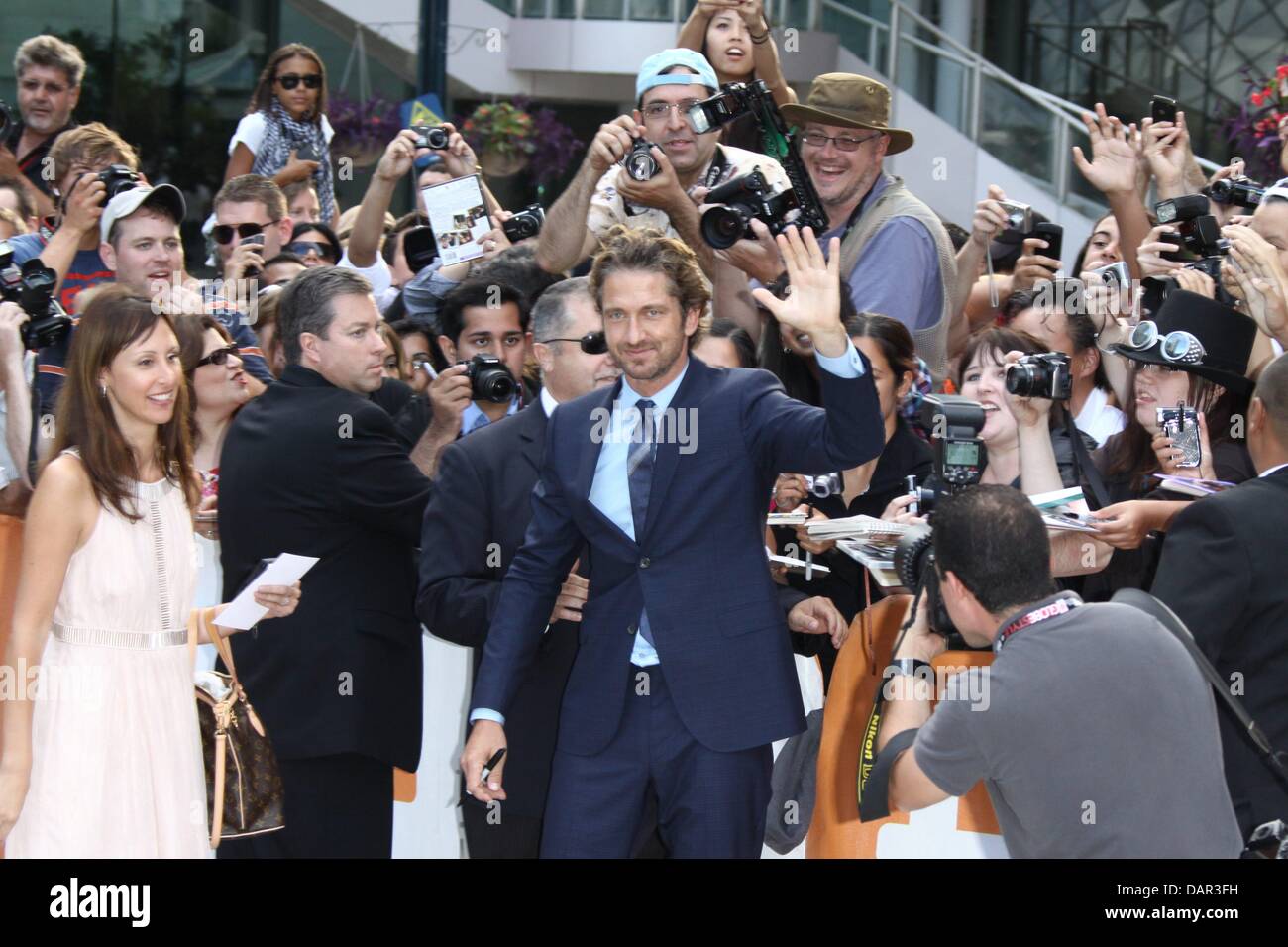 Scottish actor Gerard Butler attends the premiere of "Machine Gun ...