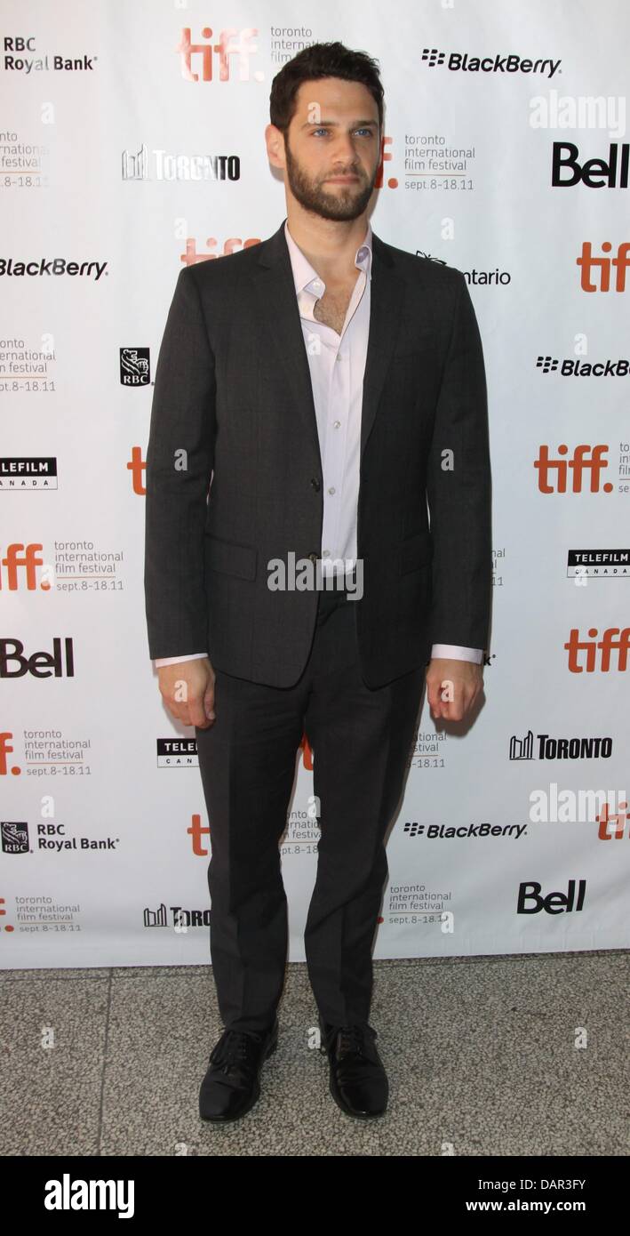 US actor Justin Bartha attends the premiere of "Dark Horse" during the ...