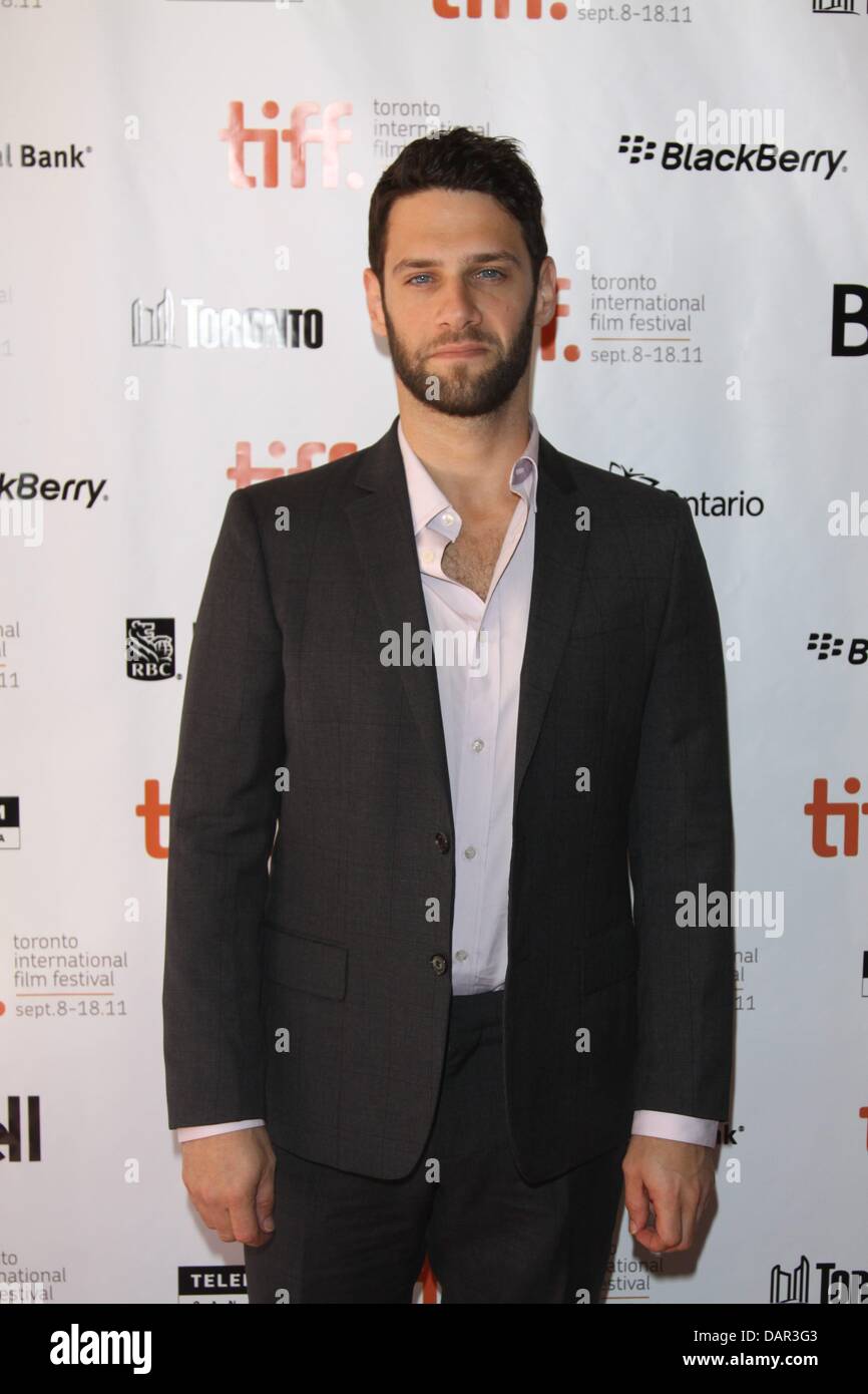 US actor Justin Bartha attends the premiere of "Dark Horse" during the ...