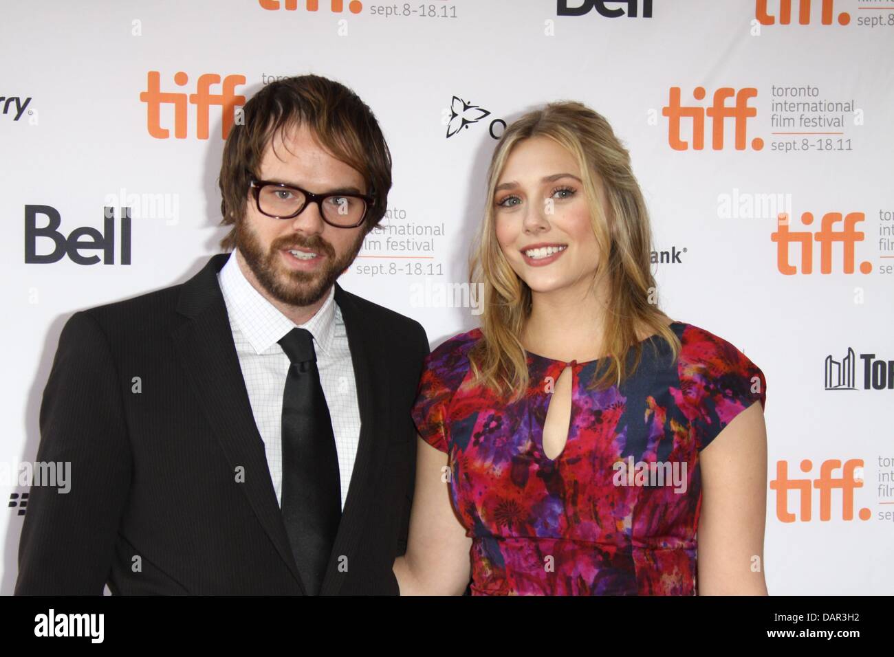 AActress Elizabeth Olsen and director Sean Durkin attend the premiere ...