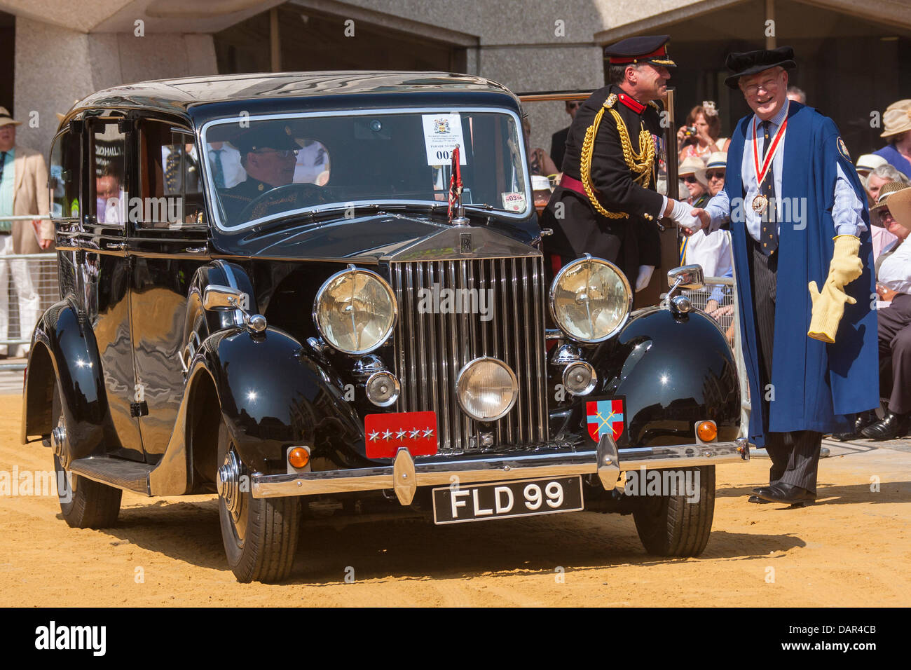 London, UK. 17th July, 2013. Field Marshal Montgomery's Rolls Royce ...