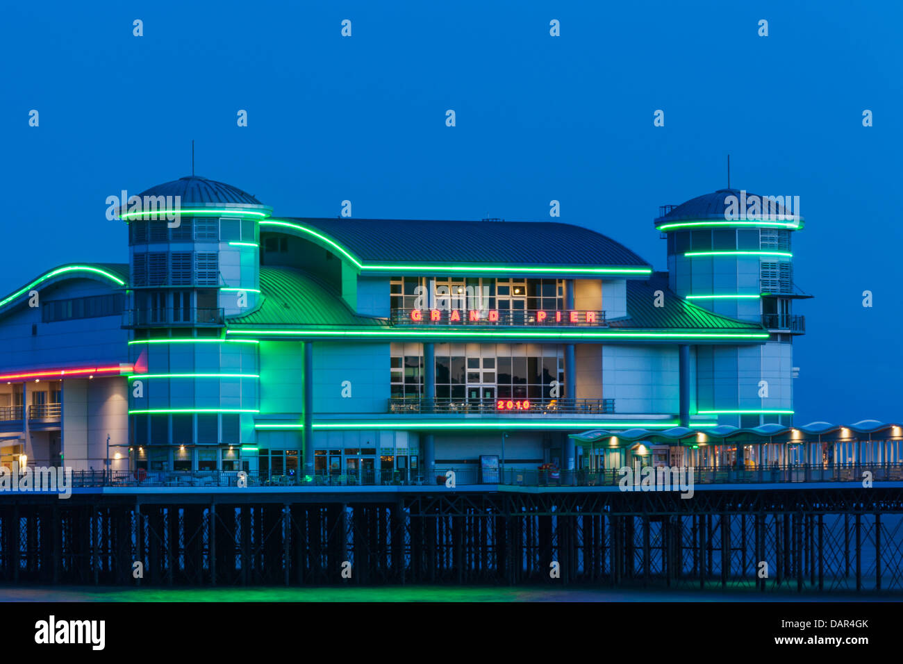 England, Somerset, Weston-Super-Mare, The Grand Pier Stock Photo - Alamy