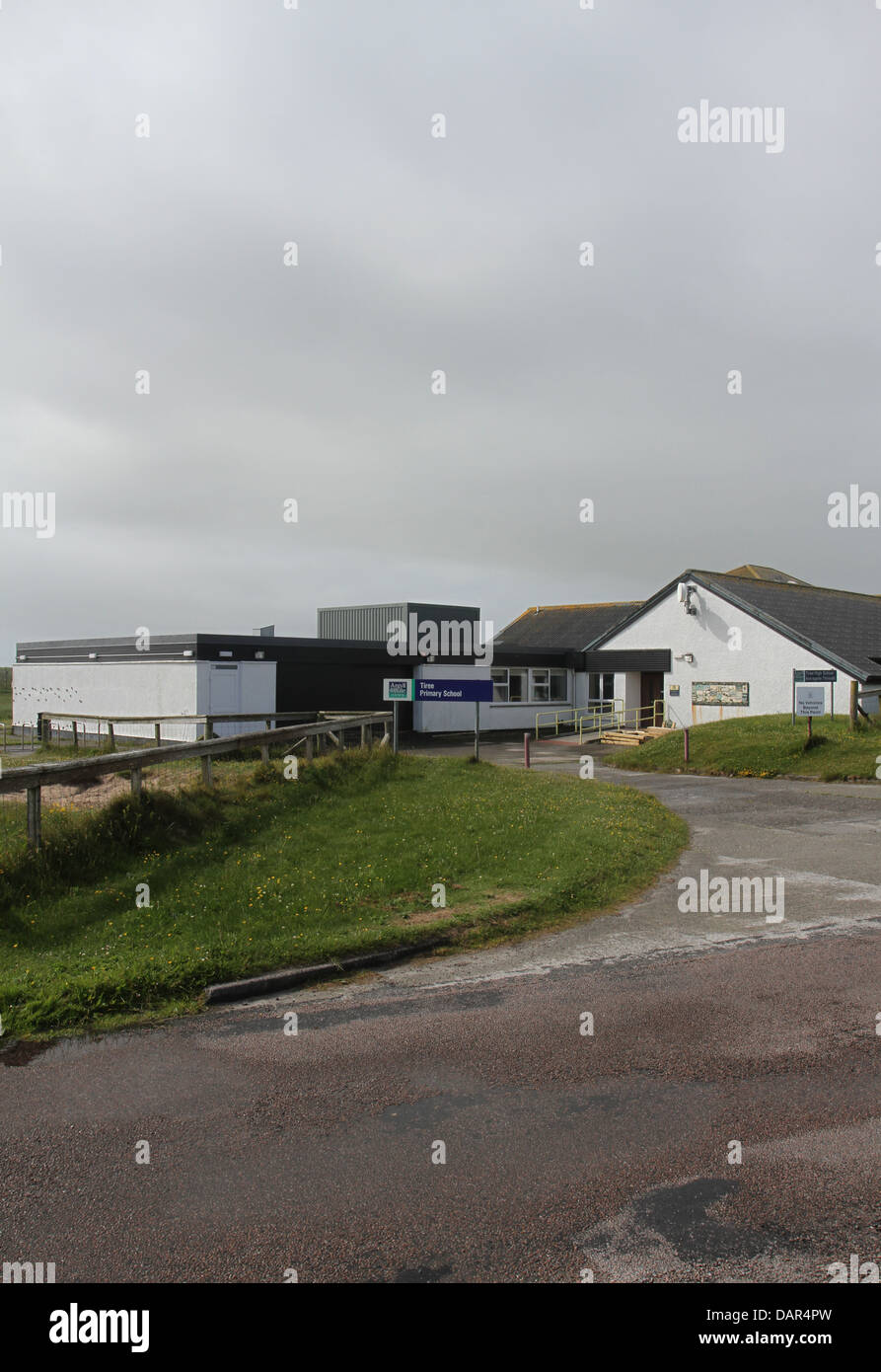 Tiree Primary School Isle of Tiree Scotland June 2013 Stock Photo - Alamy