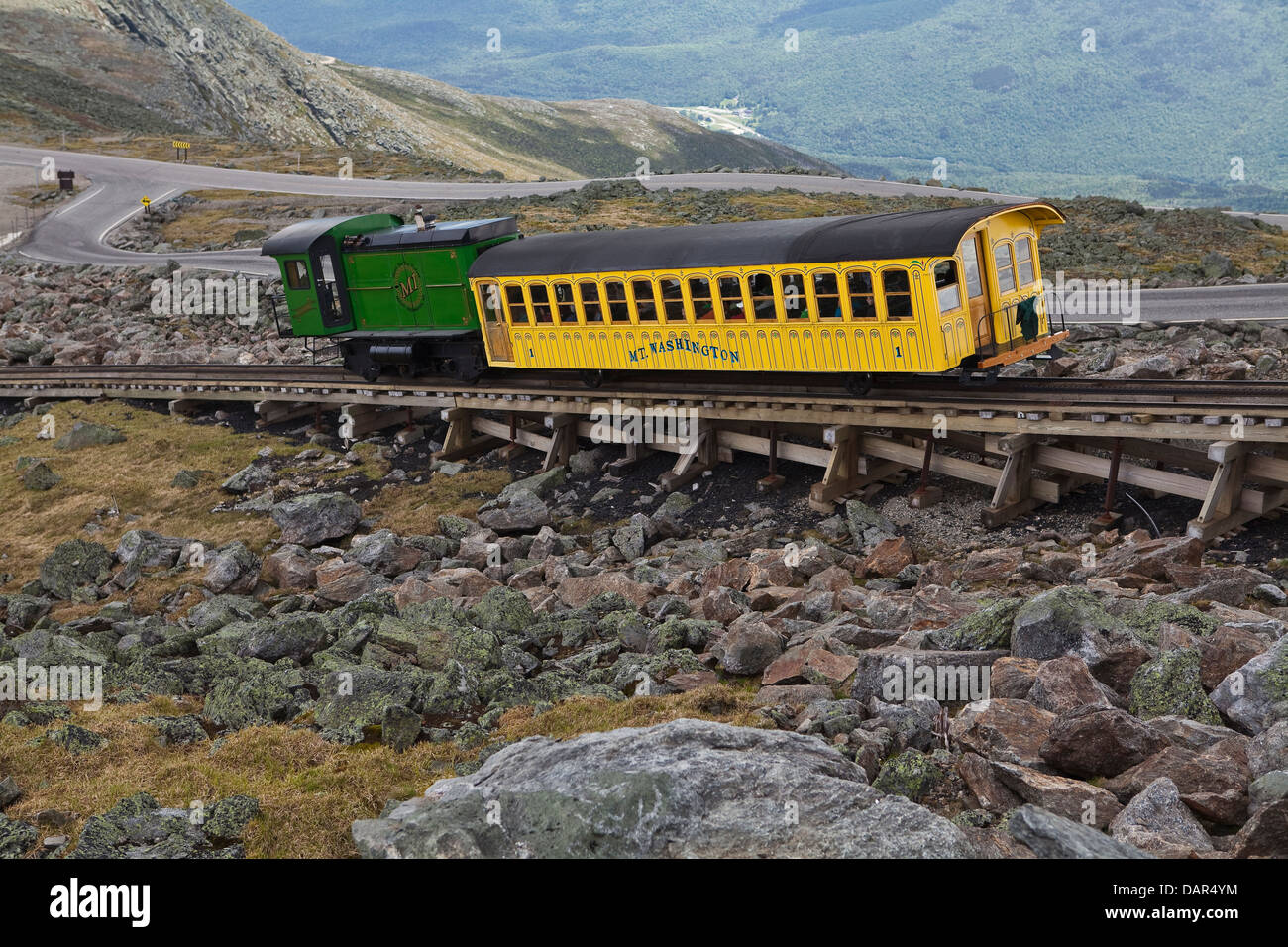 Mount washington cog railway hi-res stock photography and images - Alamy