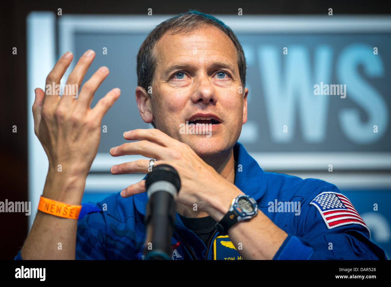 Marshburn Spacewalk Talk (201307160012HQ Stock Photo - Alamy