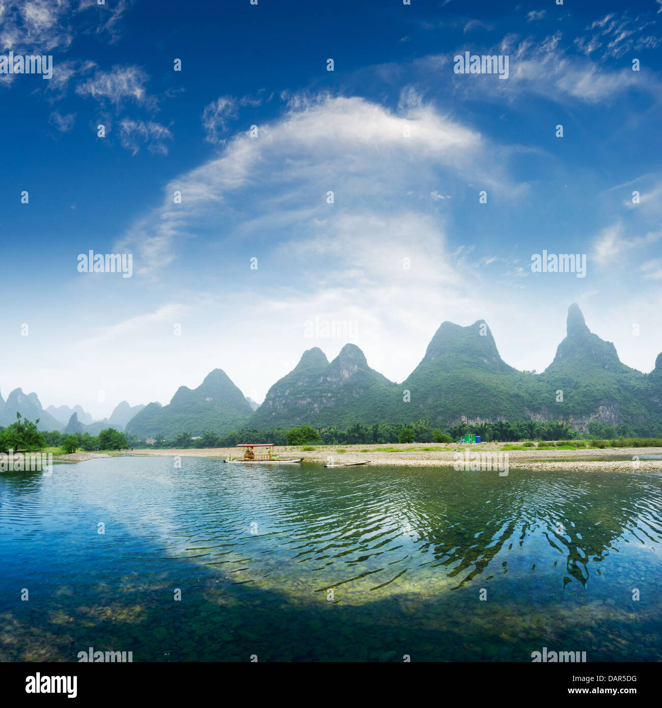 Beautiful natural scenery in Guilin Stock Photo - Alamy