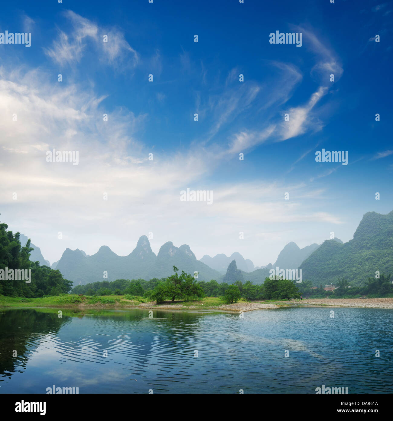 Beautiful natural scenery in Guilin Stock Photo - Alamy