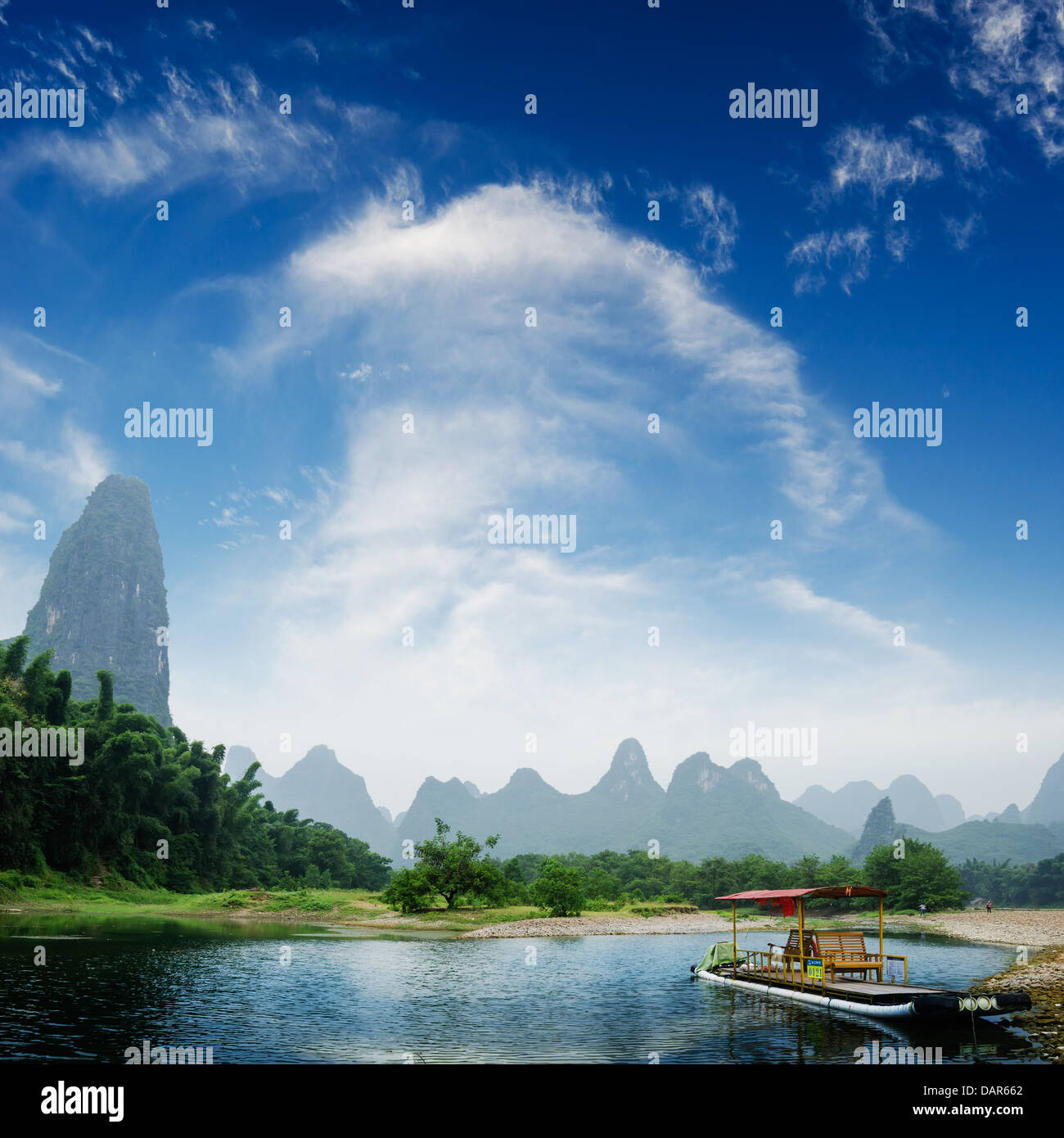Beautiful natural scenery in Guilin Stock Photo - Alamy
