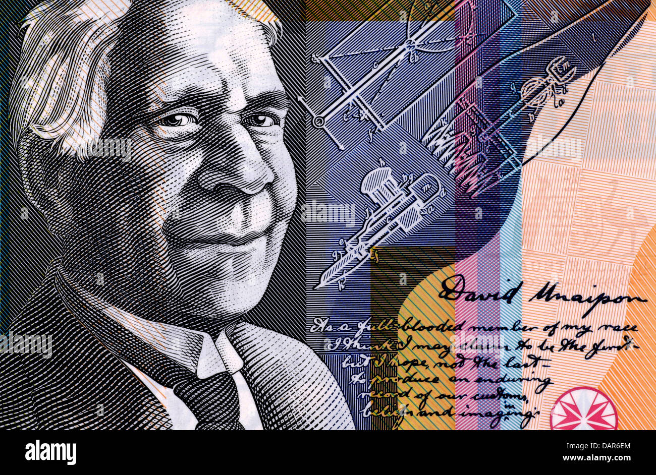 David Unaipon (1872-1967) on 50 Dollars 2009 from Australia Stock Photo ...