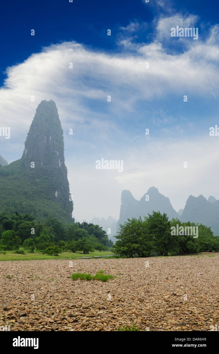 Beautiful natural scenery in Guilin Stock Photo - Alamy