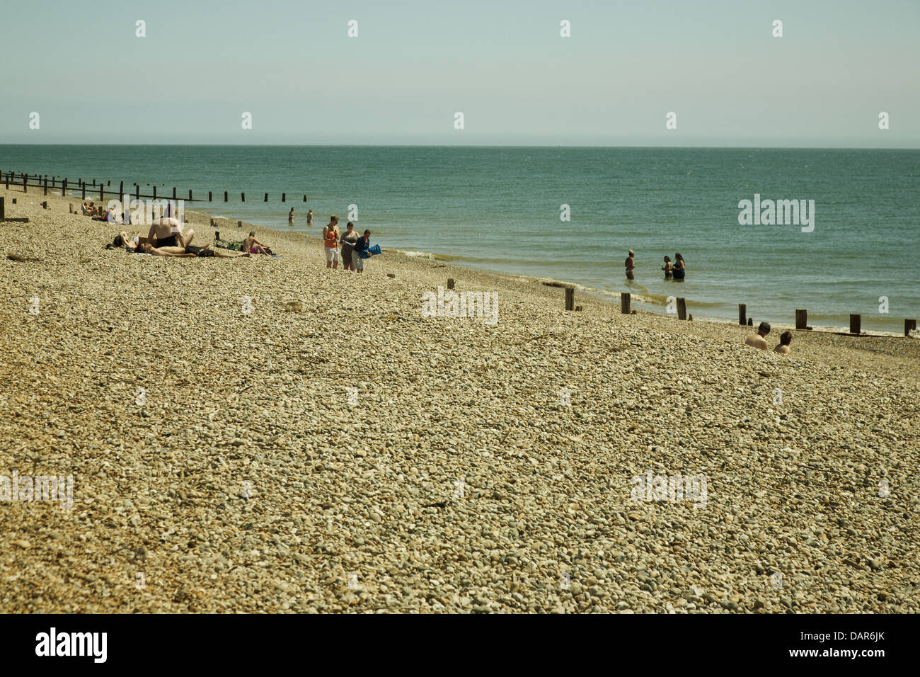 Camber Sands Beach, East Sussex, England, UK, United Kingdom, GB, Great ...