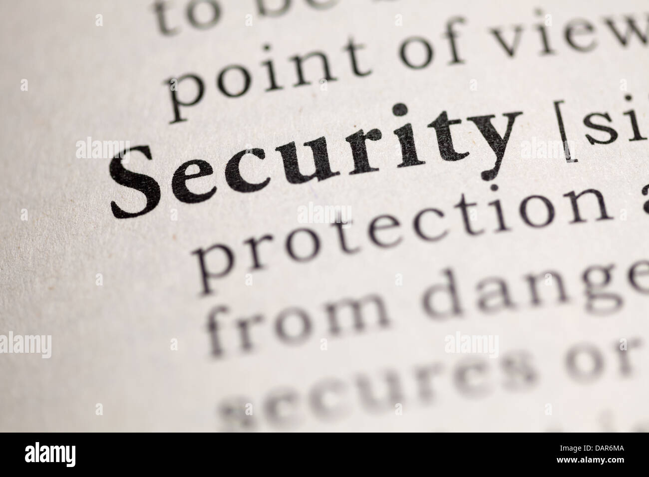 Security word hi-res stock photography and images - Alamy