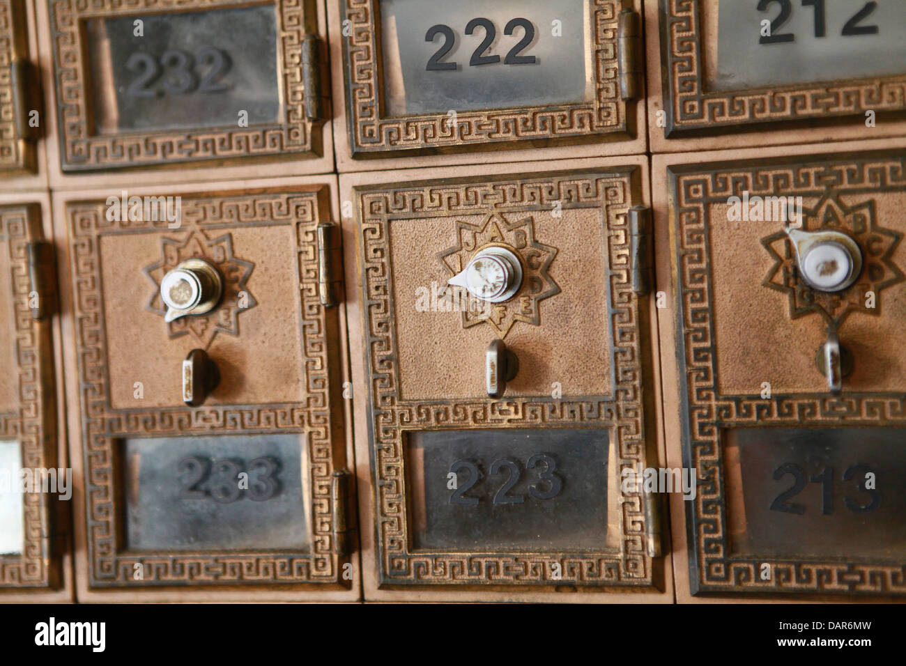 Old mailboxes hi-res stock photography and images - Alamy