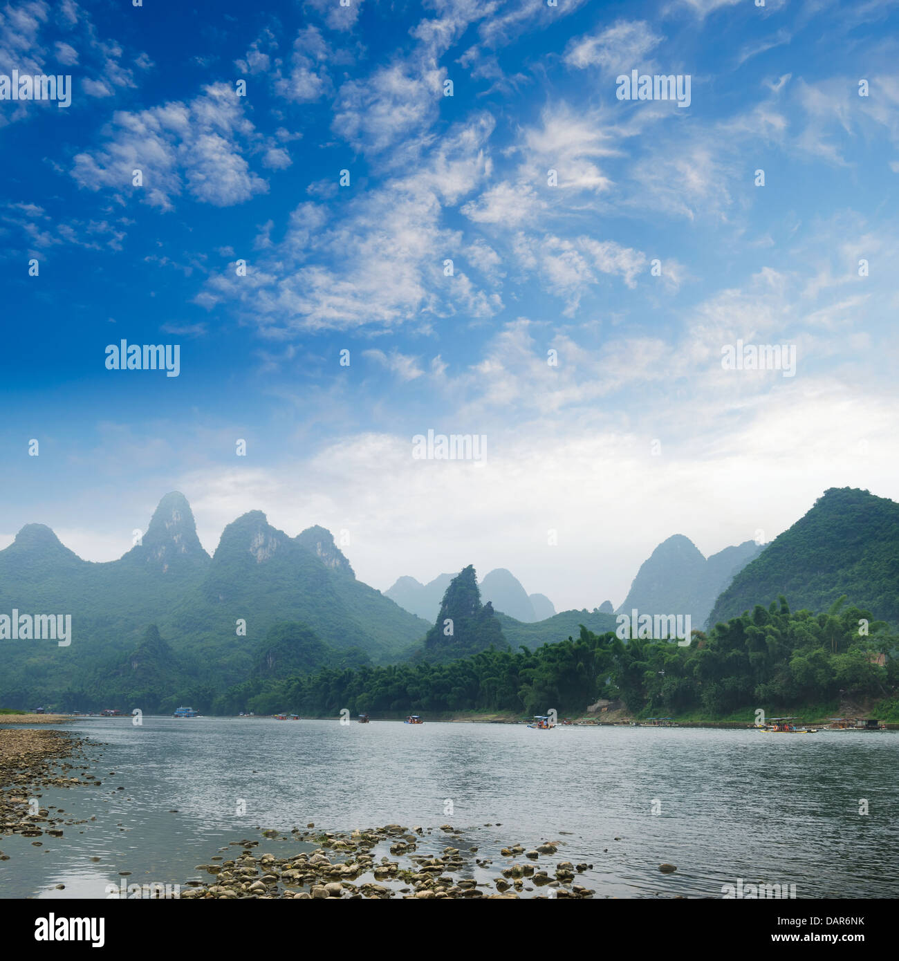 Beautiful natural scenery in Guilin Stock Photo - Alamy
