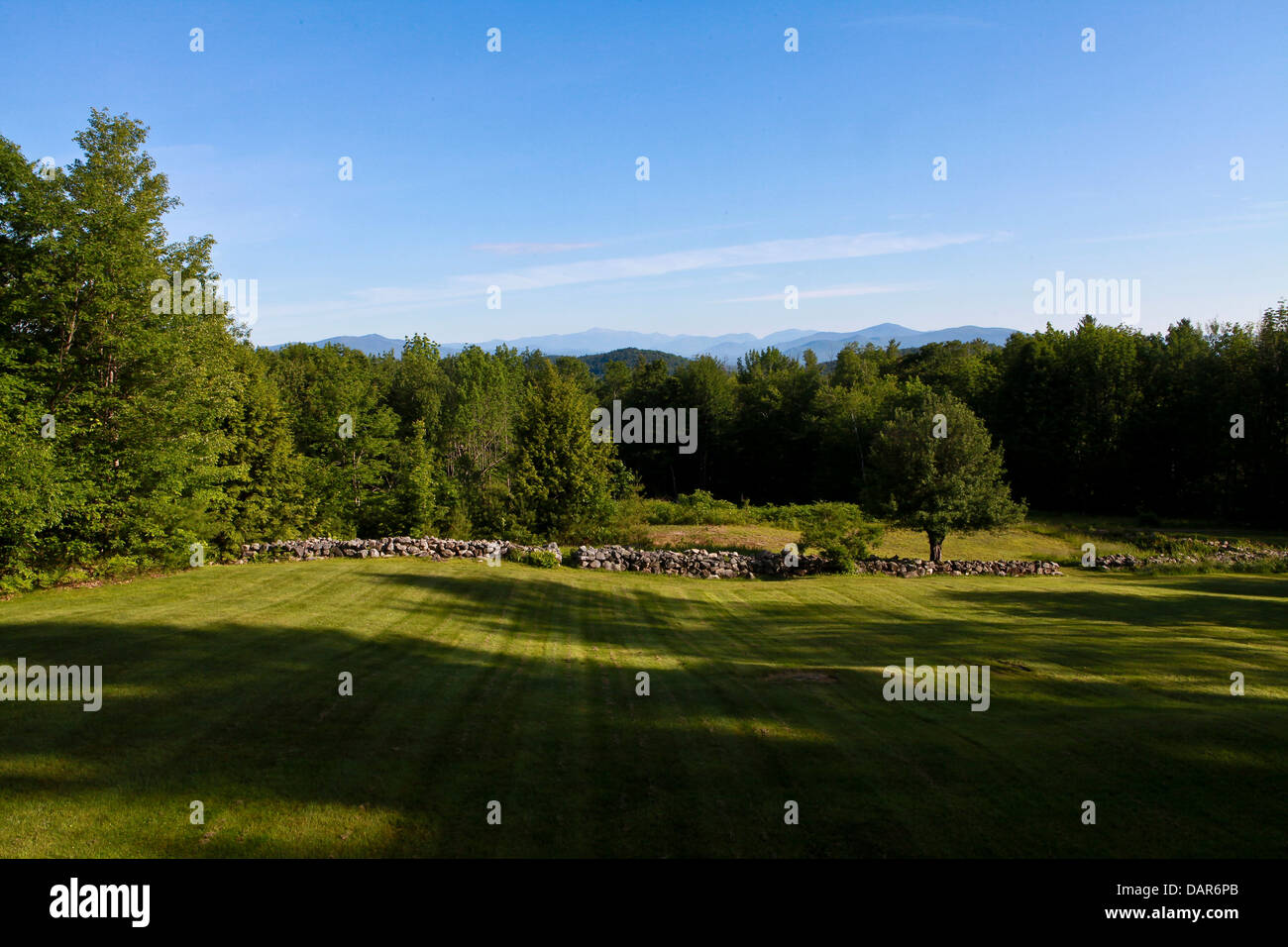 The Presidential Range is pictured from Eaton, New Hampshire Stock ...