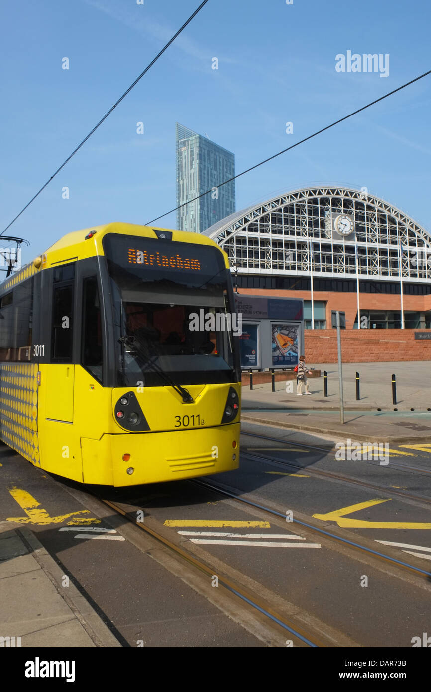 Manchester tram g mex hi-res stock photography and images - Alamy