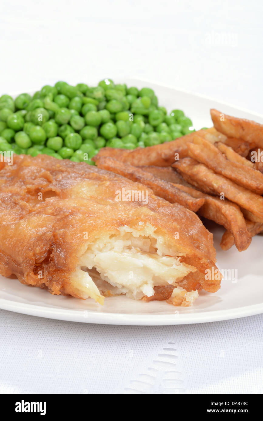 Battered haddock hi-res stock photography and images - Alamy
